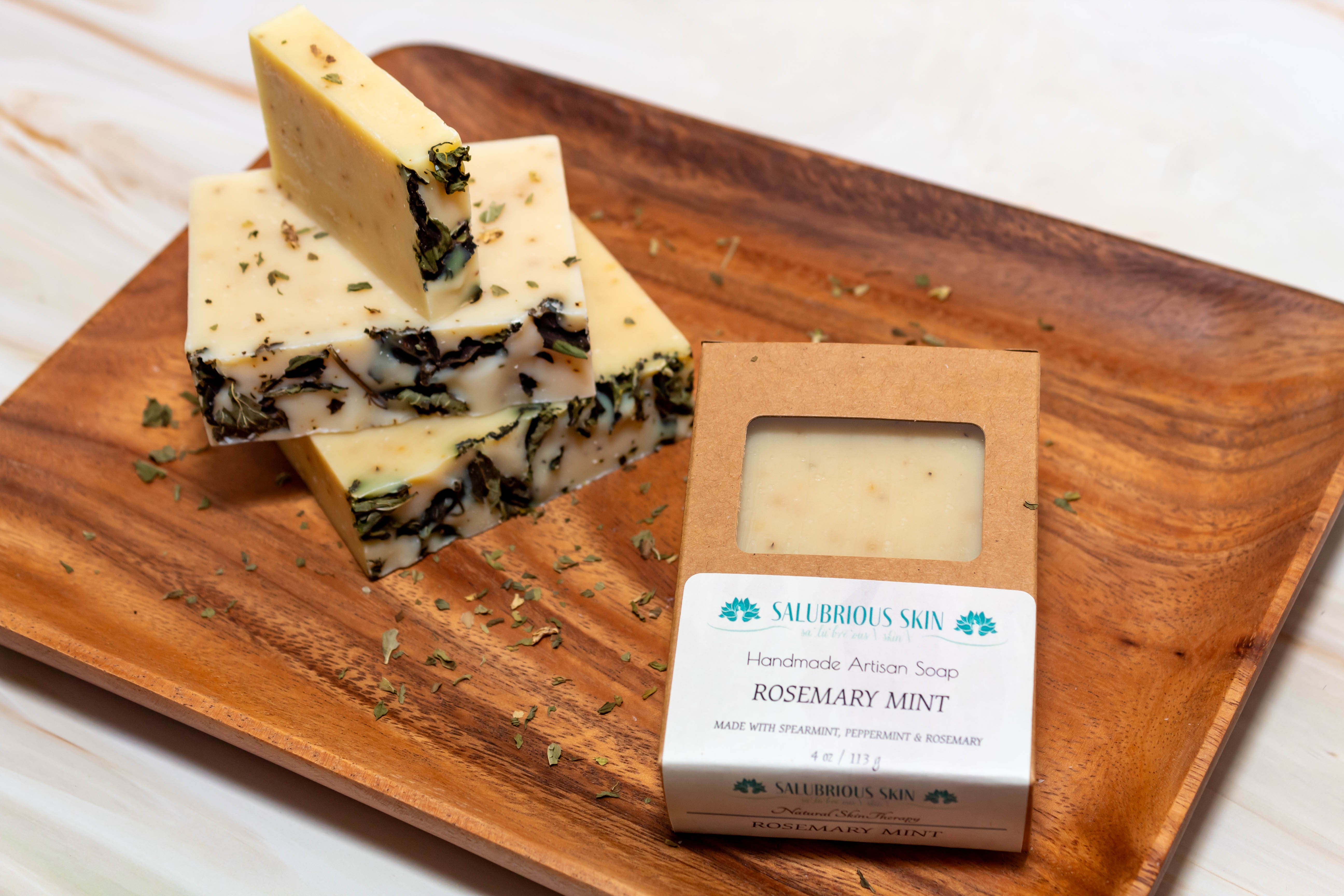 Rosemary Mint Soap – SalubriousSkin.com